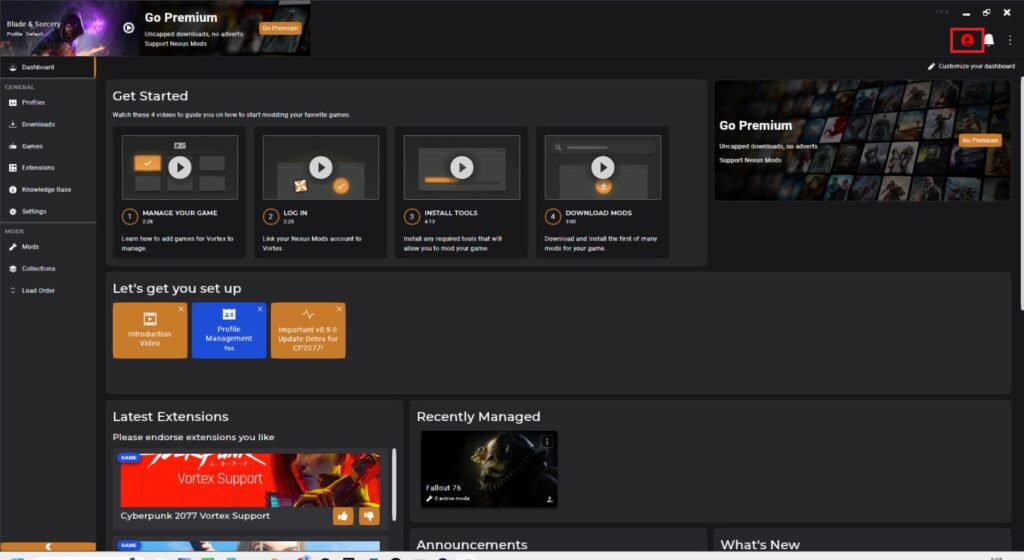 Nexus Modsの無料アカウントの作成やVortexの使い方について | PCゲーム